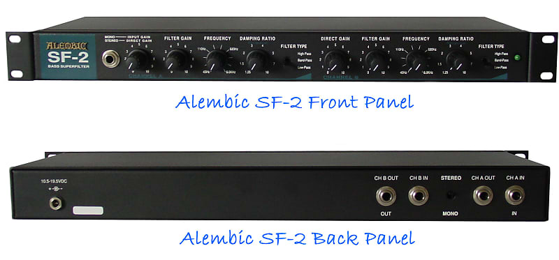 Alembic SF-2 preamp Bass Superfilter | Reverb