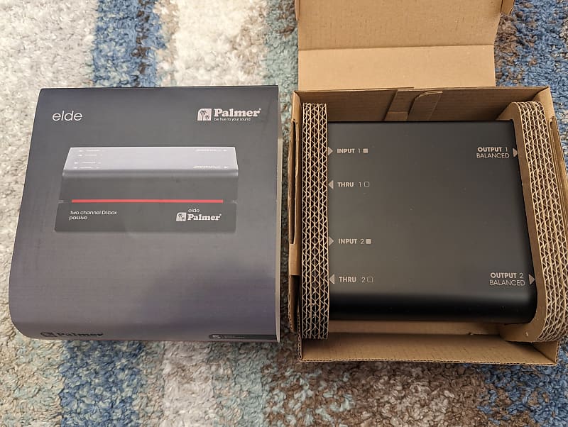 Palmer River Elde Passive 2 Channel DI Direct Box | Reverb