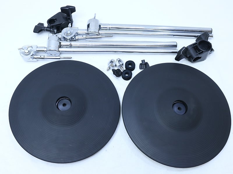 TWO Roland CY-12R/C V-Cymbal V Drum Trigger 3 Way CY12R/C | Reverb