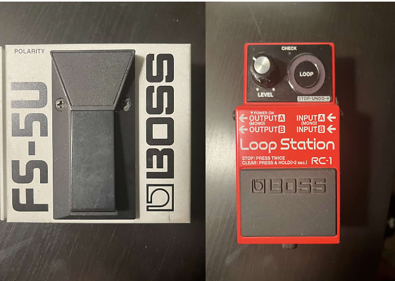 Boss RC-1 Loop Station and FS-5U footswitch | Reverb