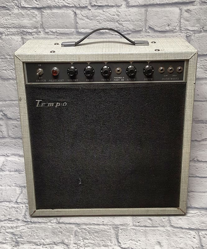 Rare 1960's Tempo - Tube Guitar Amp w/ Tremolo - Sounds | Reverb