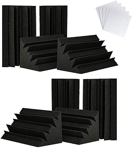 Bass Traps W/Adhesive 8 Pack - Recording Studio Acoustical | Reverb