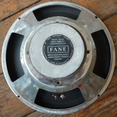 Fane 12 inch pulsonic cone 1976 16 ohm speaker #1 | Reverb UK