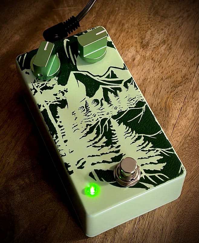 Boutique Boost JD Pedals Sunday Drive - Hand Painted Green | Reverb