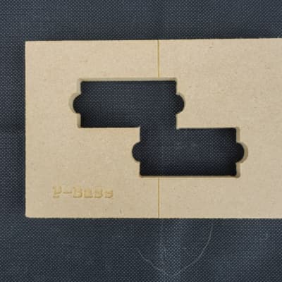 Fender P-Bass Pickup Bass Template ~ CNC 1/2" MDF ~ Guitar | Reverb