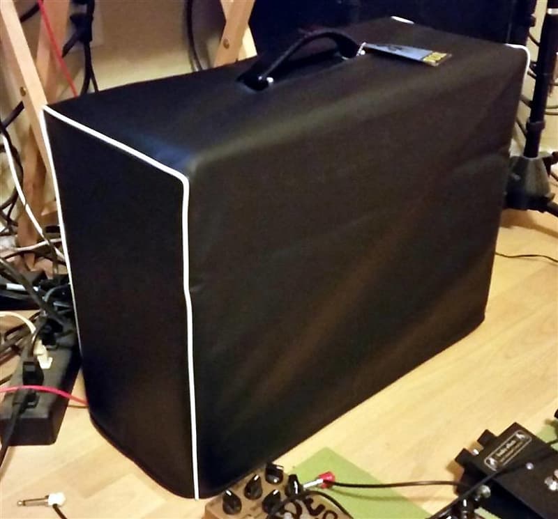 Weber 5F2A Combo Amp Vinyl Amplifier Cover with White Piping | Reverb