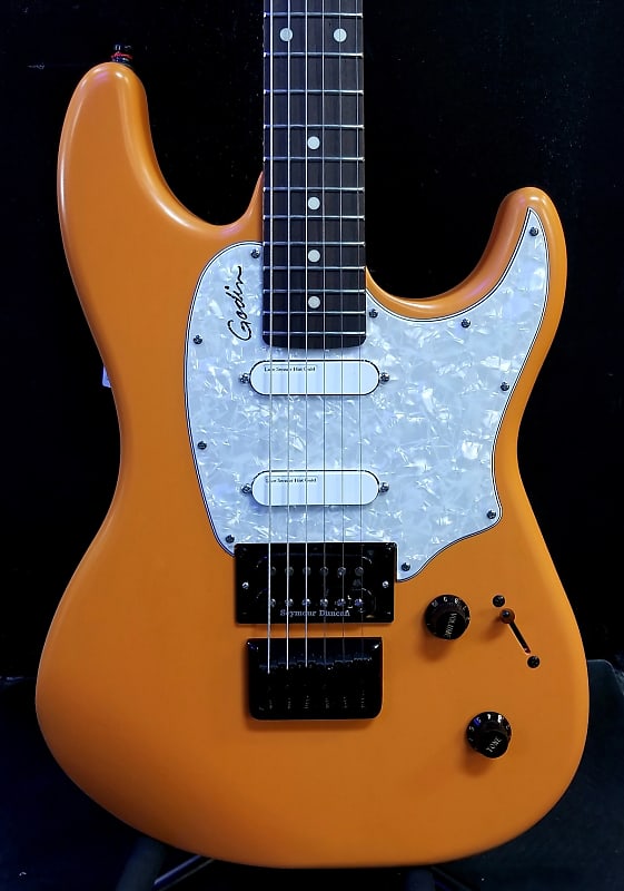 Godin Session R-HT Pro Retro Orange w/FREE Pro Setup | Reverb