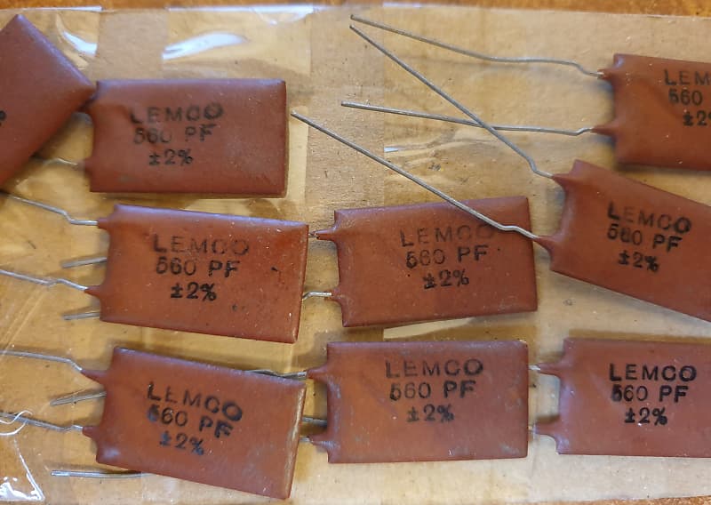 Lemco Silver Mica 560pf 500V 2% capacitor (Marshall) | Reverb