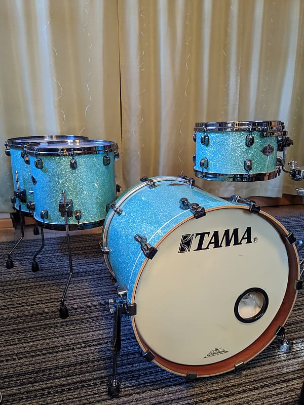 Tama Starclassic Bubinga/ Birch 2009 Shattered Turquoise | Reverb