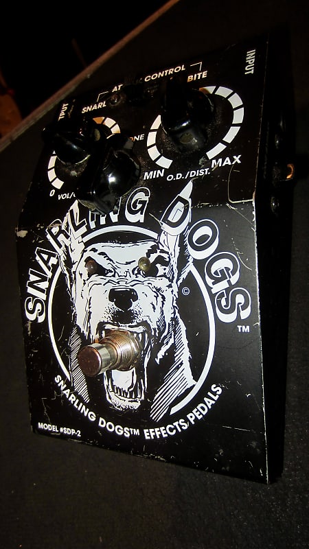 ~1998 Snarling Dogs SDP-2 Distortion Black | Reverb