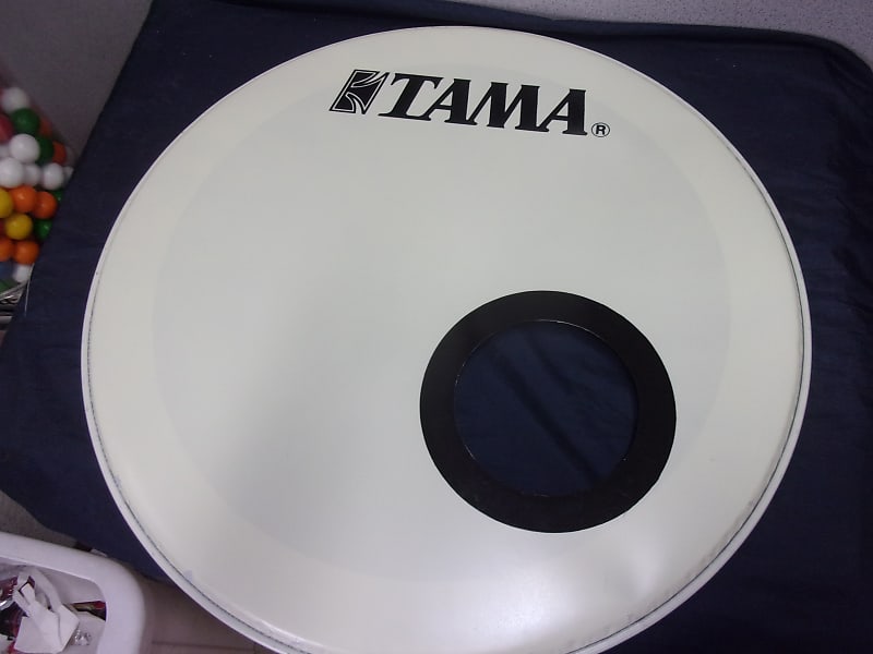 Rare TAMA with Plastic Sound Hole Vented Ring 22" Vintage | Reverb