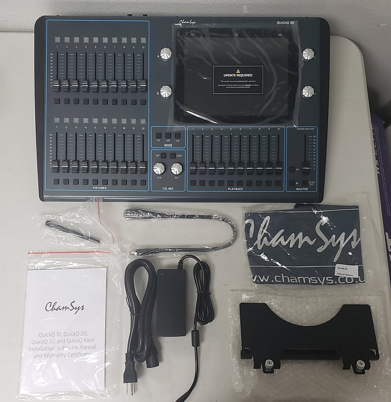 ChamSys QuickQ 20 2-Universe Compact Lighting Console | Reverb