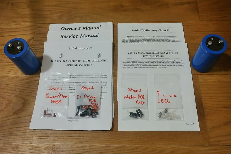 Yamaha P2201 restoration kit filter capacitor | Reverb Australia