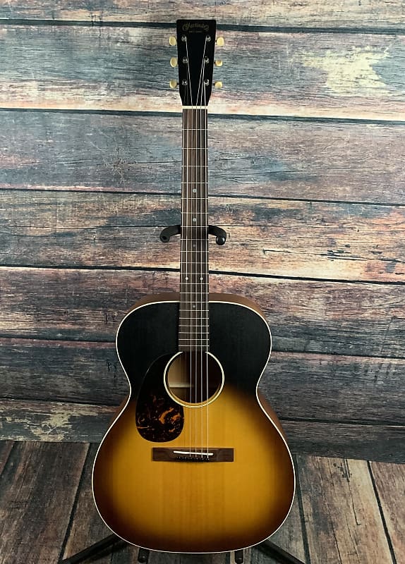 Martin Left Handed 000-17 Whiskey Sunset Acoustic Guitar | Reverb