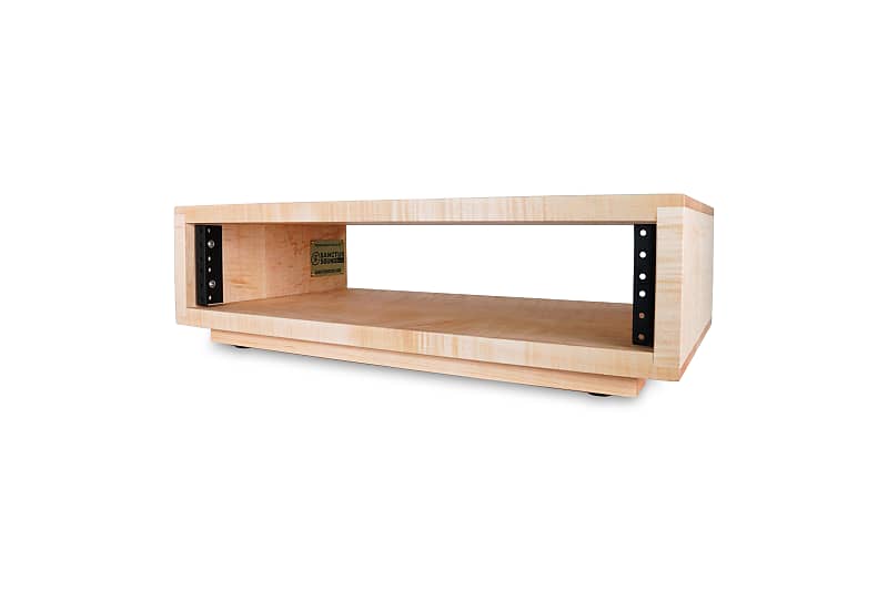 Sanctus Sound 2U Desktop Rack Maple Hardwood | Reverb