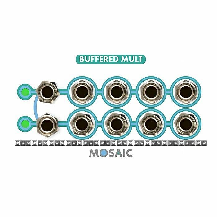 Mosaic 1U Buffered Mult Buffered Signal Multiplier Module | Reverb