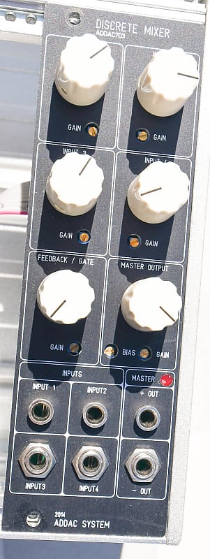 ADDAC System ADDAC703 Discrete Mixer 2020s - Black | Reverb