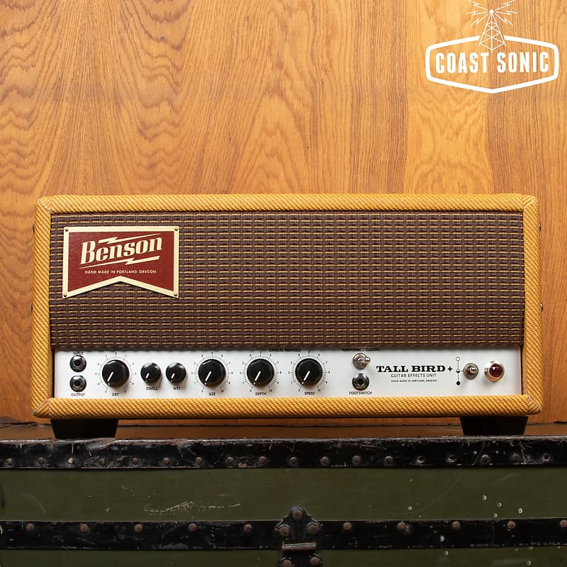Benson Tall Bird Plus Tube-Driven Reverb and Tremolo - Tweed | Reverb