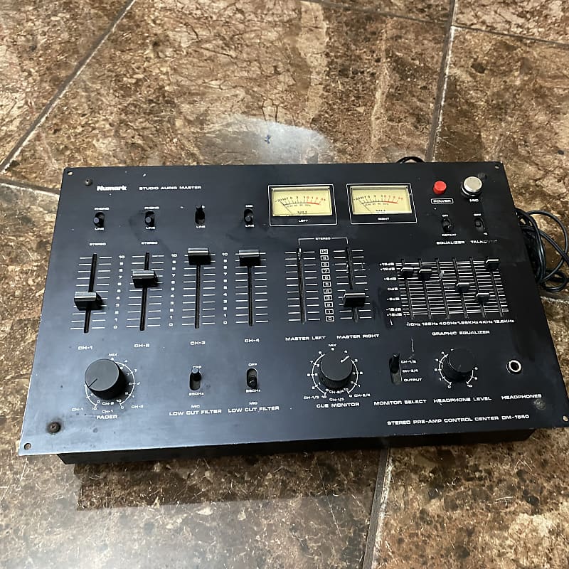 Numark Studio Audio Master DM-1550 Mixer 1990s - Black | Reverb