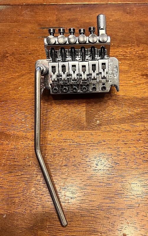 EVH-BRANDED FLOYD ROSE CHROME TREMOLO BRIDGE WITH EVH D-TUNA | Reverb
