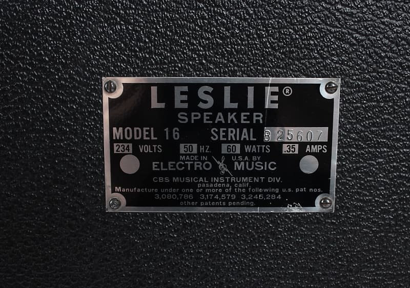 1967 Leslie Speaker Model 16 | Reverb