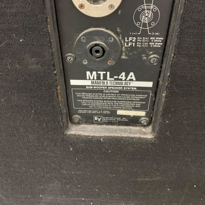 EV MTL4 4x18" Subwoofer (PAIR) | Reverb