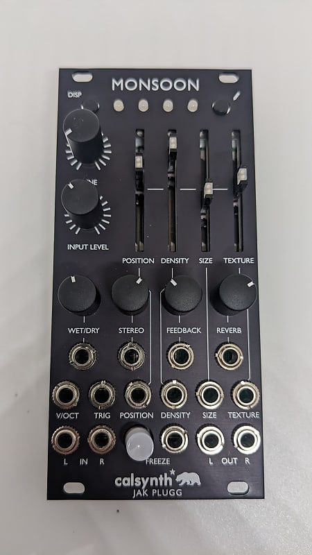 Calsynth Monsoon - Mutable Instruments Clouds Clone - Black | Reverb