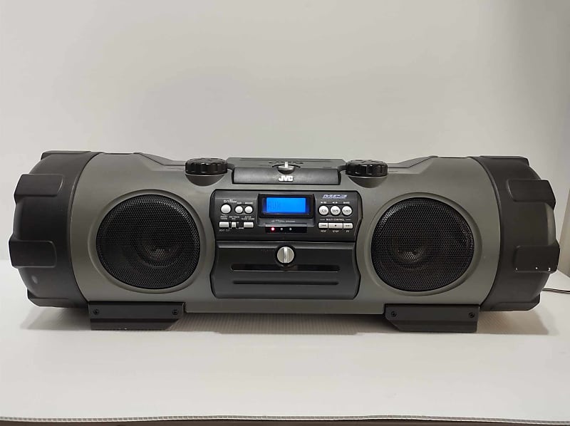 JVC RV-NB1 Kaboom Subwoofer Radio AMFM CD Cassette MP3 | Reverb Canada