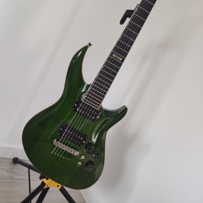 ESP Custom shop horizon 7 strings 2001 Trans green | Reverb