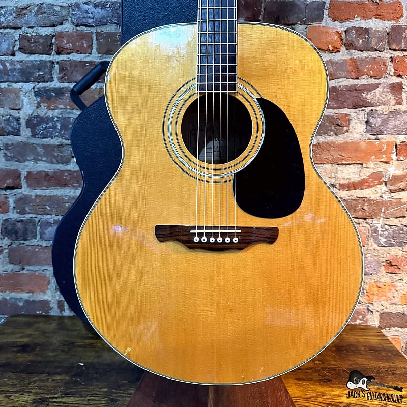 Alvarez AJ60S Jumbo Acoustic Guitar w/ HSC (2000s - Natural) | Reverb