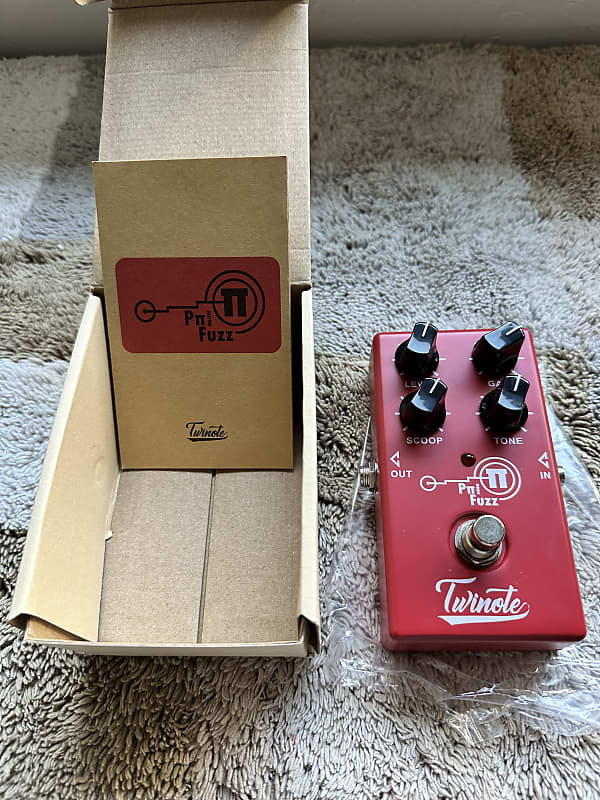 Twinote Pii Fuzz and Distortion Pedal 2021 - Red | Reverb