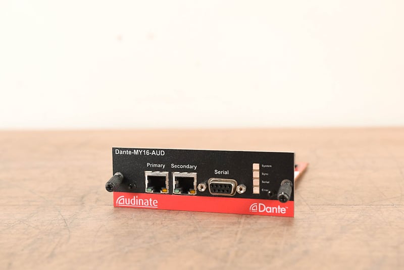 Audinate Dante-MY16-AUD 16-Channel Dante Network I/O Card | Reverb