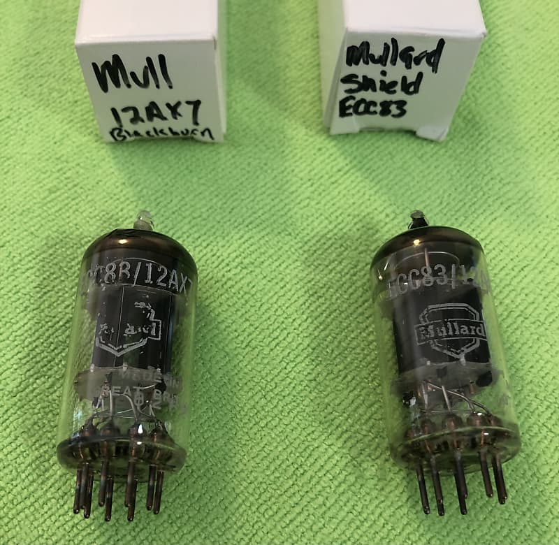 Mullard NOS 12AX7 Matched Preamp Tubes from Blackburn Factory | Reverb