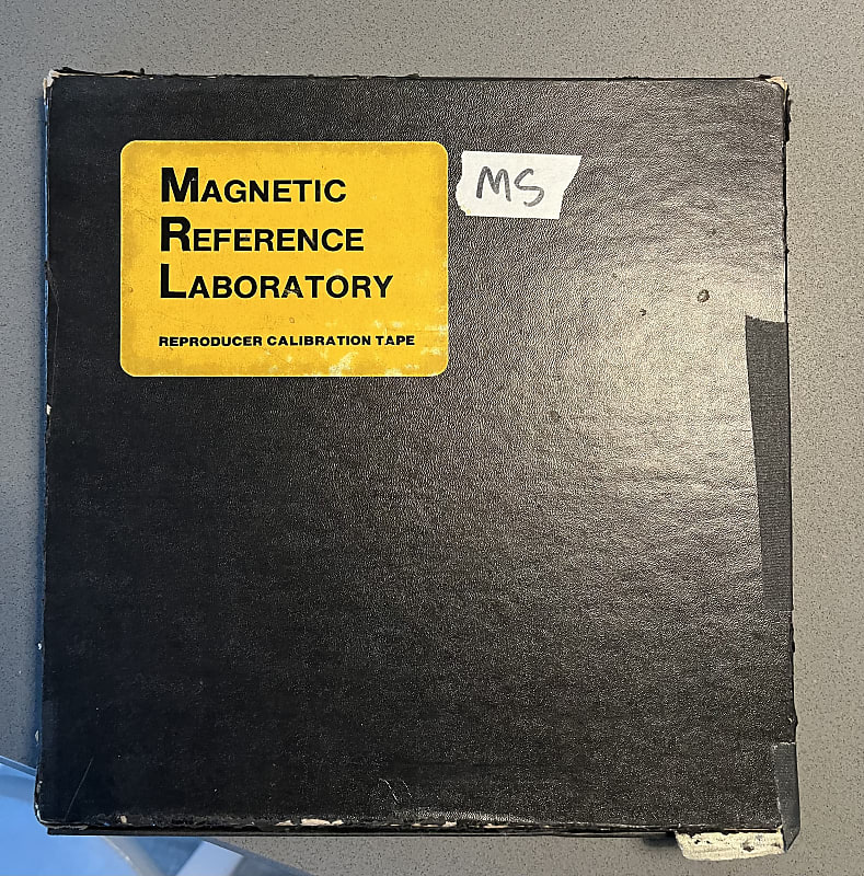 MRL 1/2" Reproducer Calibration Tape - 30 ips AES | Reverb