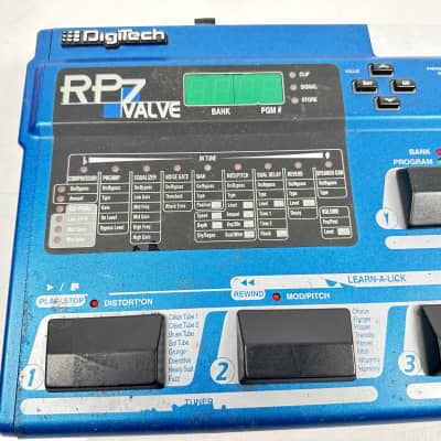 Digitech RP7 Valve Guitar Signal Processor 12AX7 Tube | Reverb