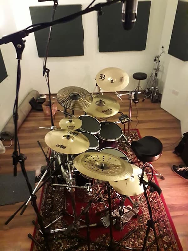 Mapex M series 6pcs kit with DW rack and soft cases | Reverb UK