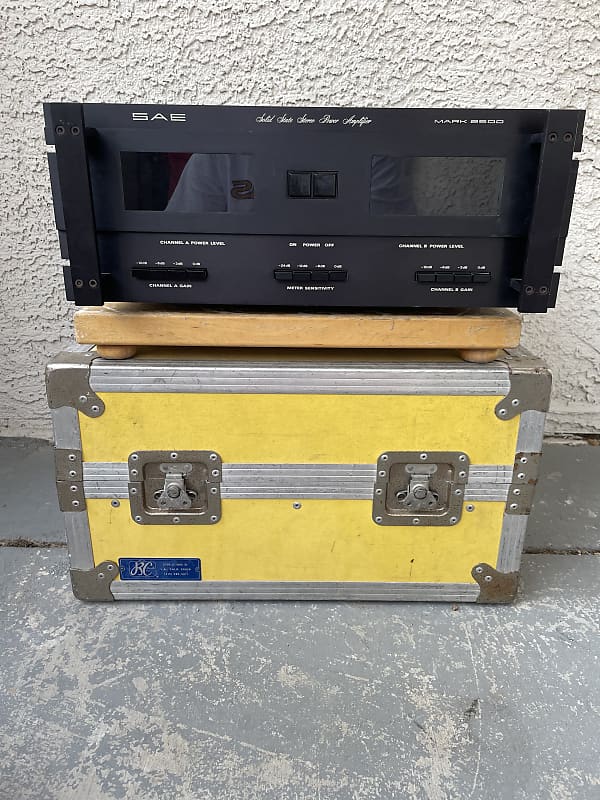 Vintage SAE Mark 2500 Stereo Power Amplifier For Parts Or | Reverb
