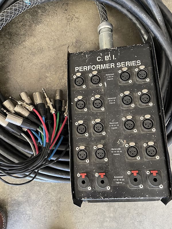 CBI Cables Performer Series 16x4 Audio Snake 75ft | Reverb