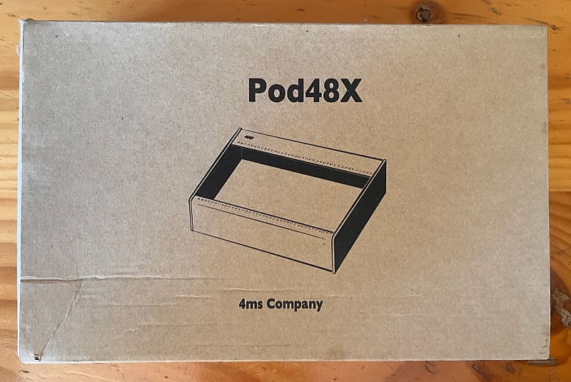 4MS POD 48X - 1U 48HP Eurorack case with 45W power brick - | Reverb