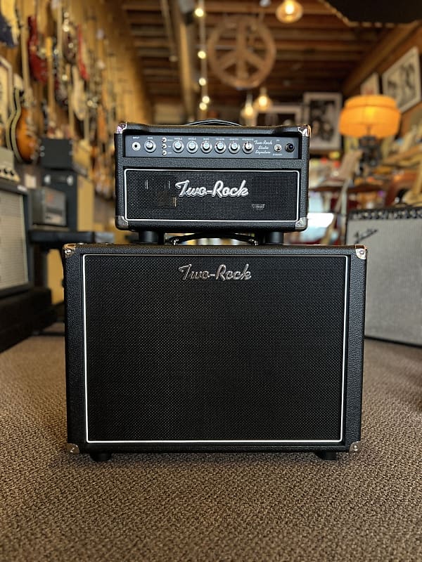Two Rock Studio Signature Head and 1x12 Open Back Cab - Black | Reverb