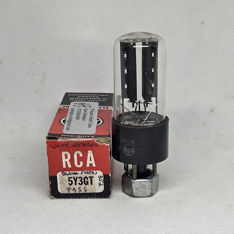 RCA 5Y3GT Black Plate Rectifier Single NOS 5Y3 | Reverb