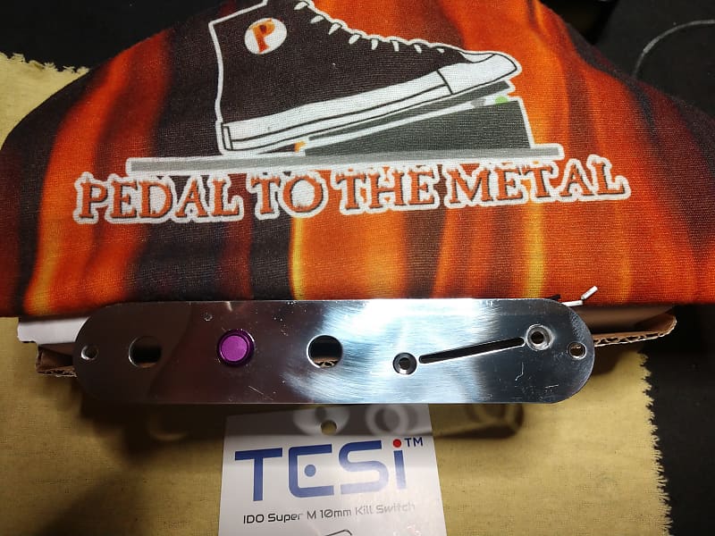 Tele control mounting plate Angled, slanted slot with 12mm | Reverb