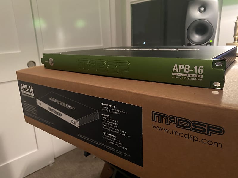 McDsp APB-16 Channel Analog Processing Box 2020 Green | Reverb