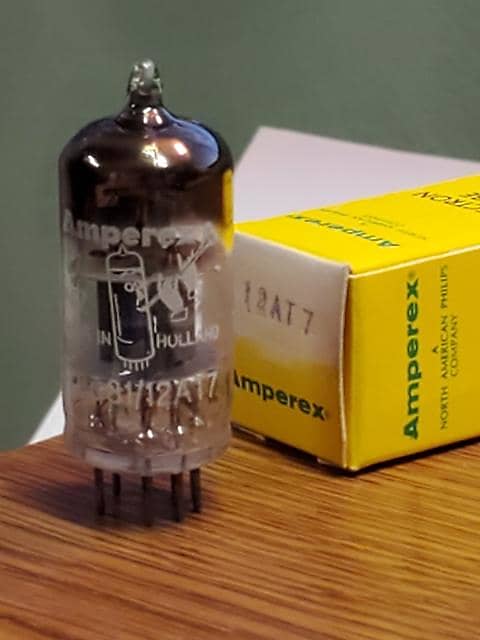 Amperex Bugle Boy 12at7 NOS/NIB made in Holland etched codes | Reverb