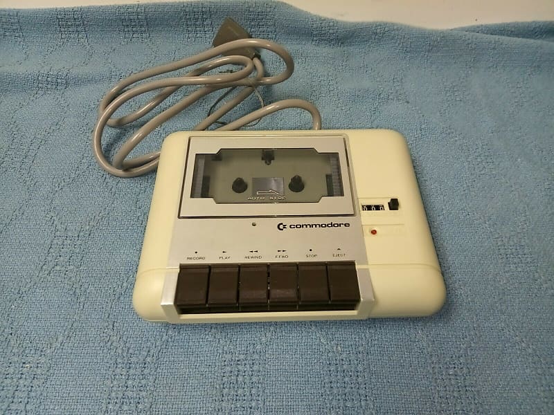 Vintage Commodore C2N Datasette Model 1530 Unit | Reverb