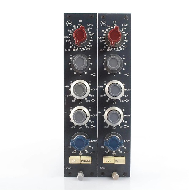 Neve 1066 Mic / Line Input Module with 3-Band EQ Stereo Pair | Reverb