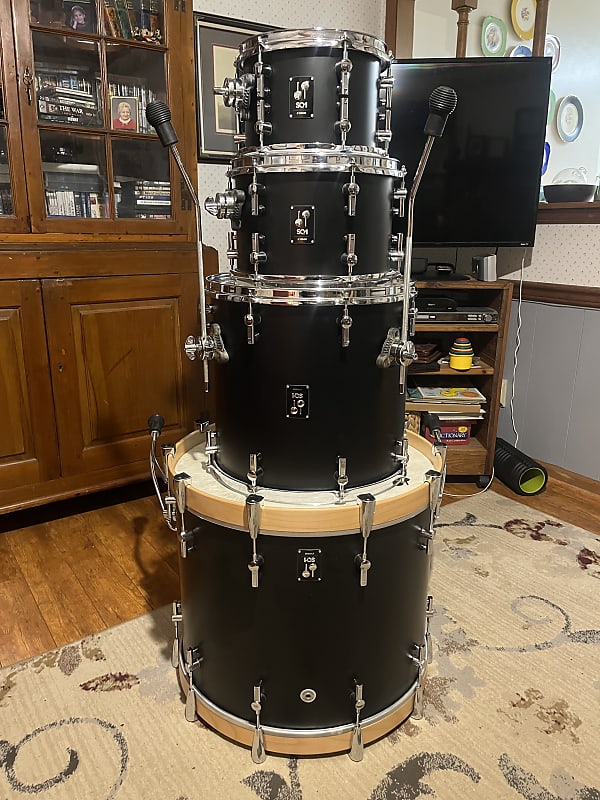 Sonor SQ1 Shell Pack - GT Black - 22 inch kick | Reverb