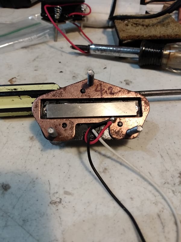 Rat Rod Guitars Telecaster Bridge Pickup Unknown Black | Reverb