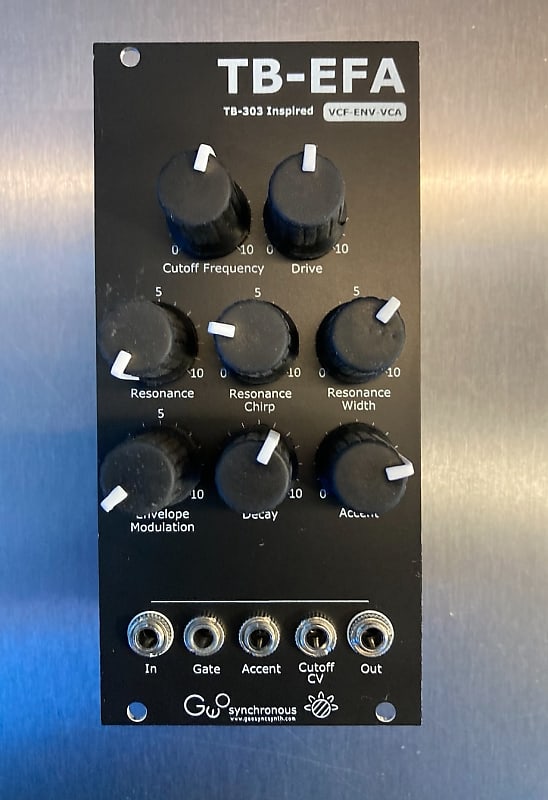 GeoSynchronous Synth TB-EFA Eurorack TB-303 VCO | Reverb