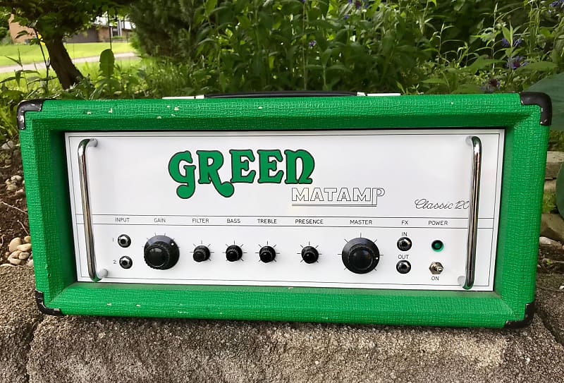 Green Matamp Classic 120 watt MV head amp | Reverb
